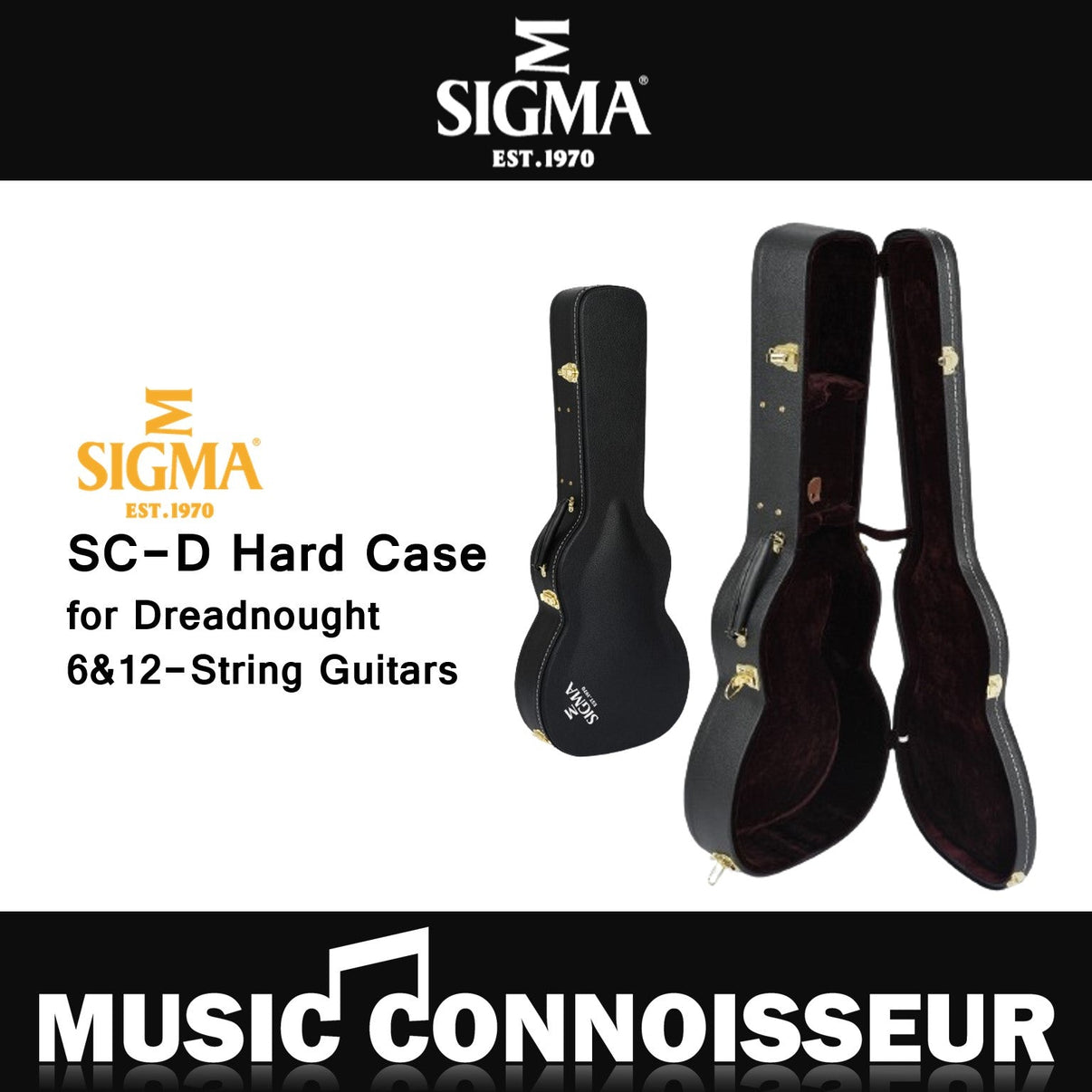 Sigma SC-D Hard Case for Dreadnought – Music Connoisseur (M) Sdn Bhd